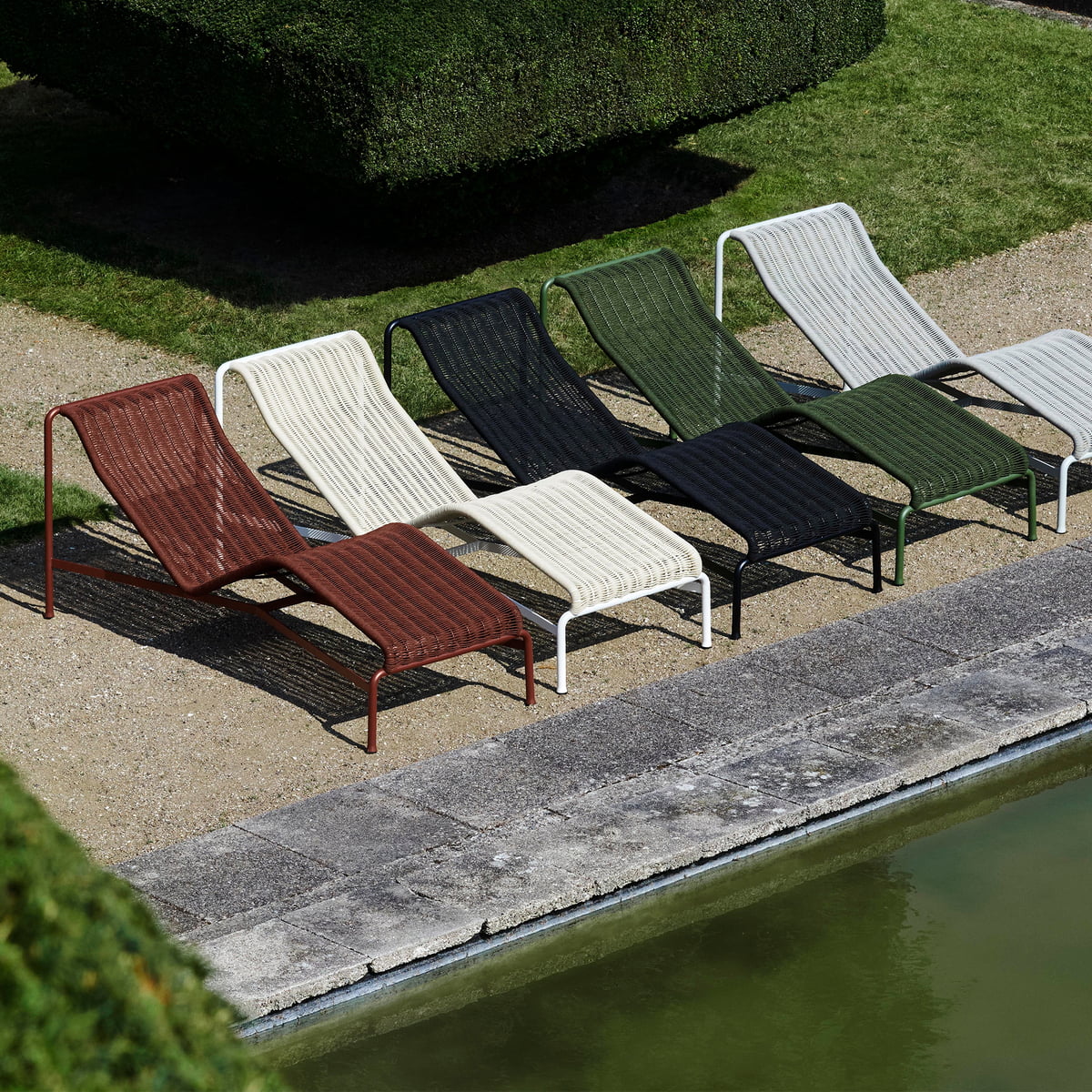 Palissade Cord Chaise Longue Liegestuhl von HAY | Connox