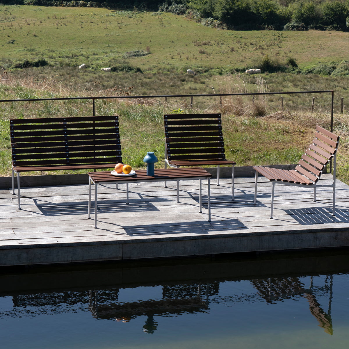 Traverse Outdoor Bank von HAY | Connox